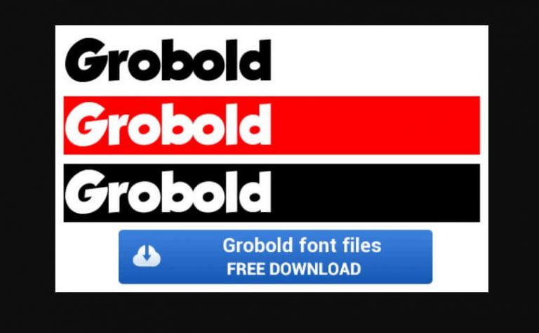 Grobold Font