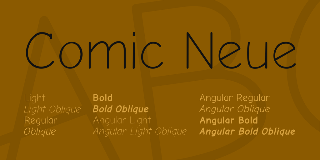 Comic Neue Bold Font