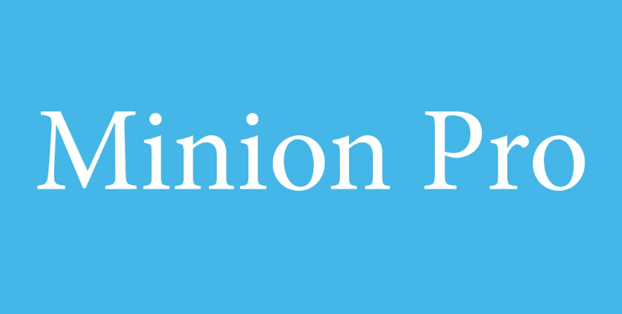 Minion Pro Regular Font