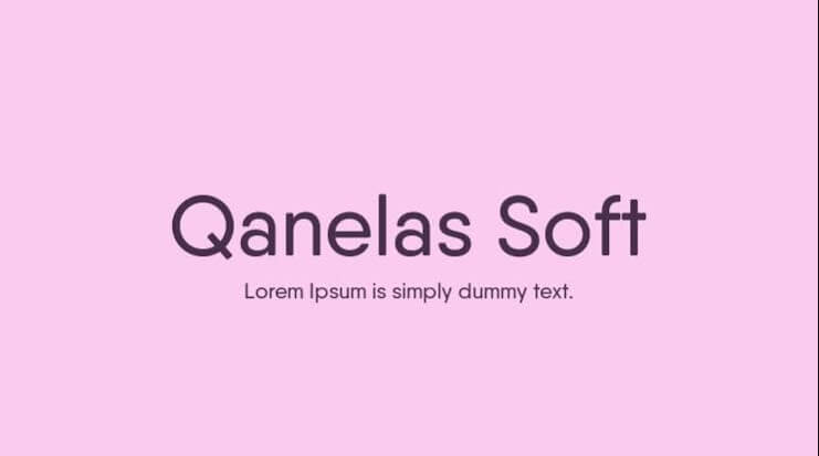 Qanelas Soft Font
