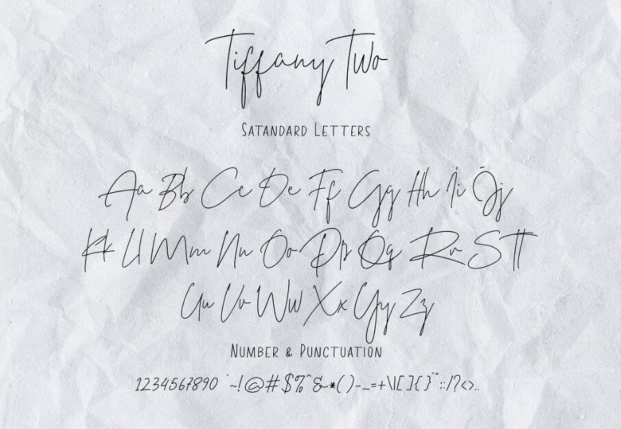 Tiffany Handwritten Font