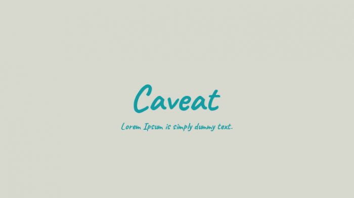 Caveat Font