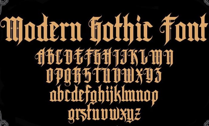 Gothic Modern Font