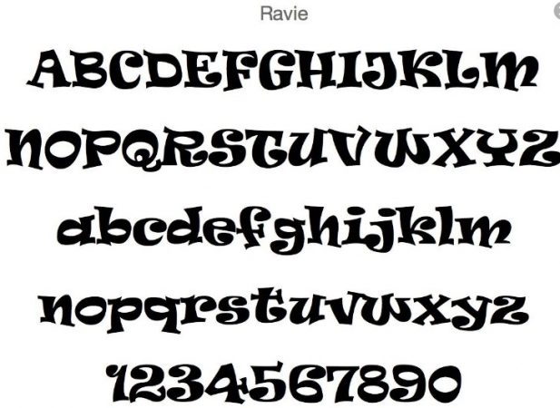 Ravie Font