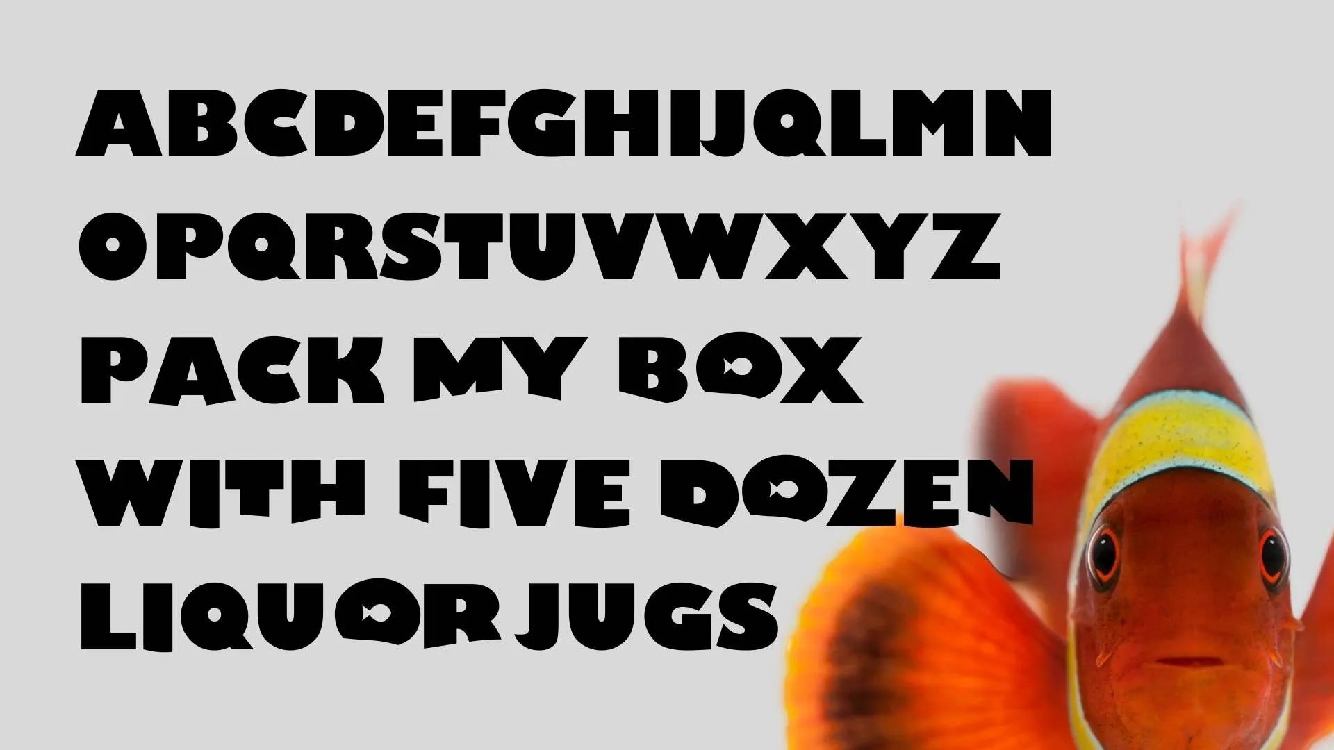 Finding Nemo Logo Font