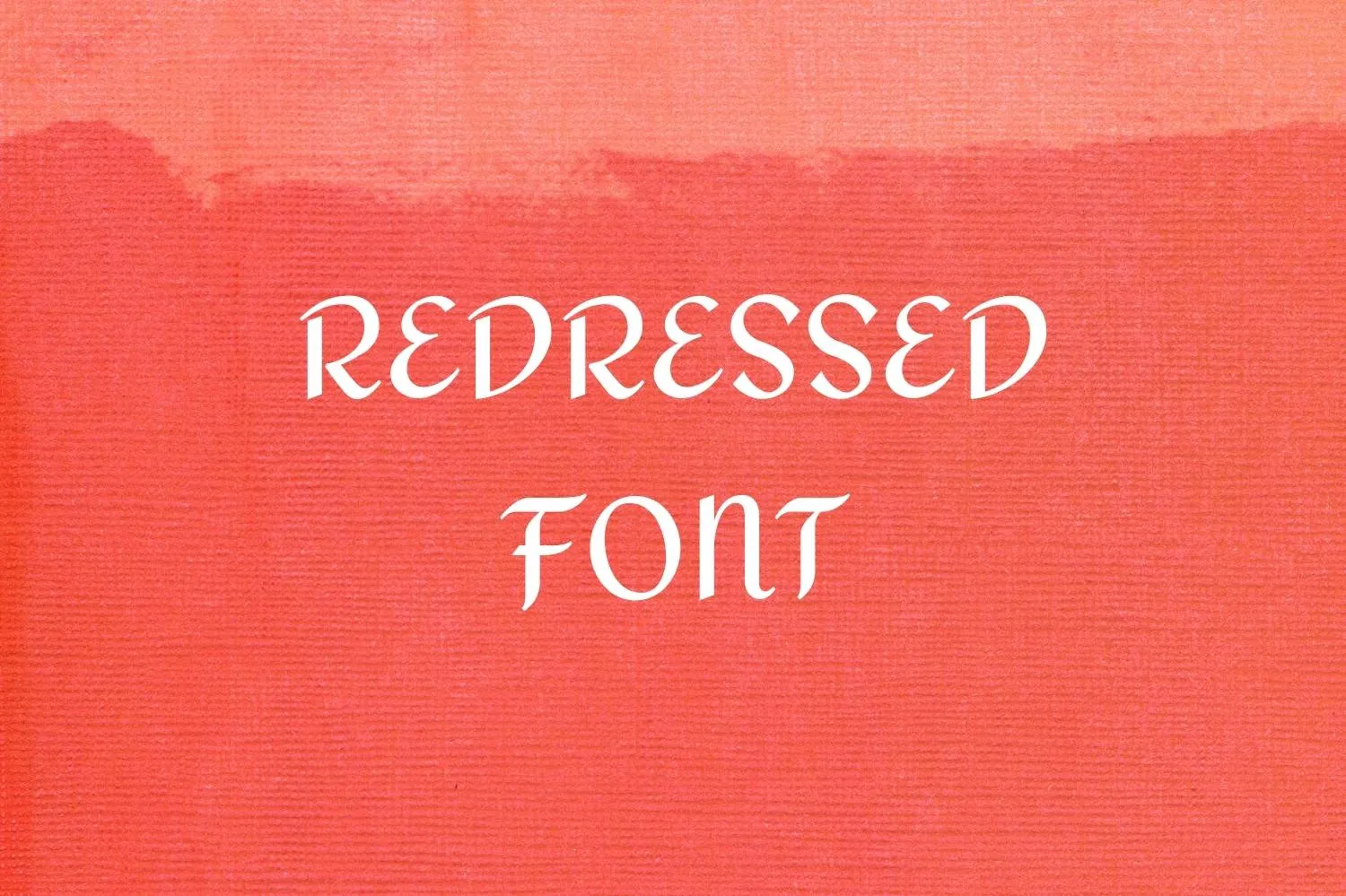 Redressed Font Free Download