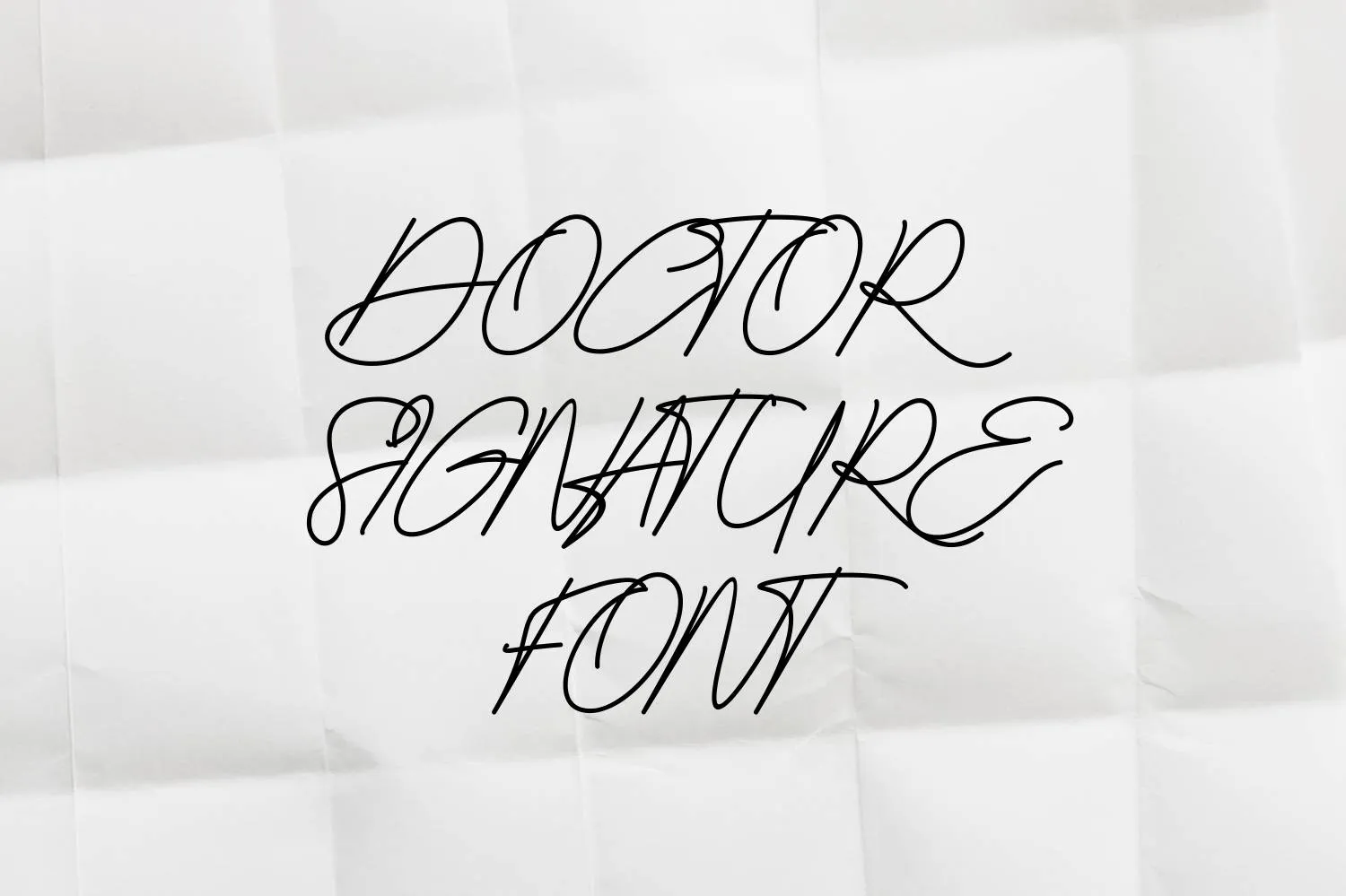 Doctor Signature Font Free Download