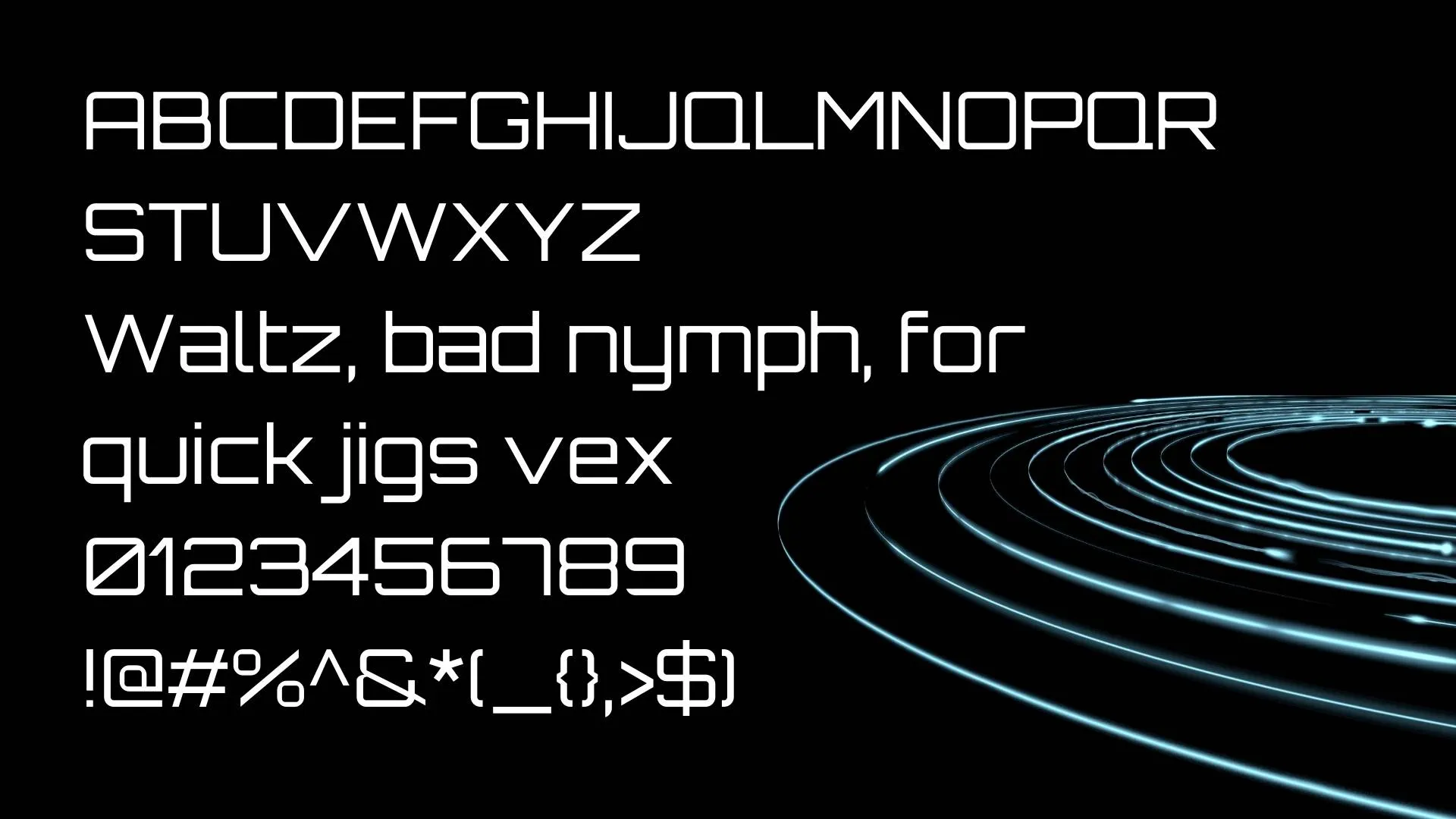 Orbitron Font Free Download