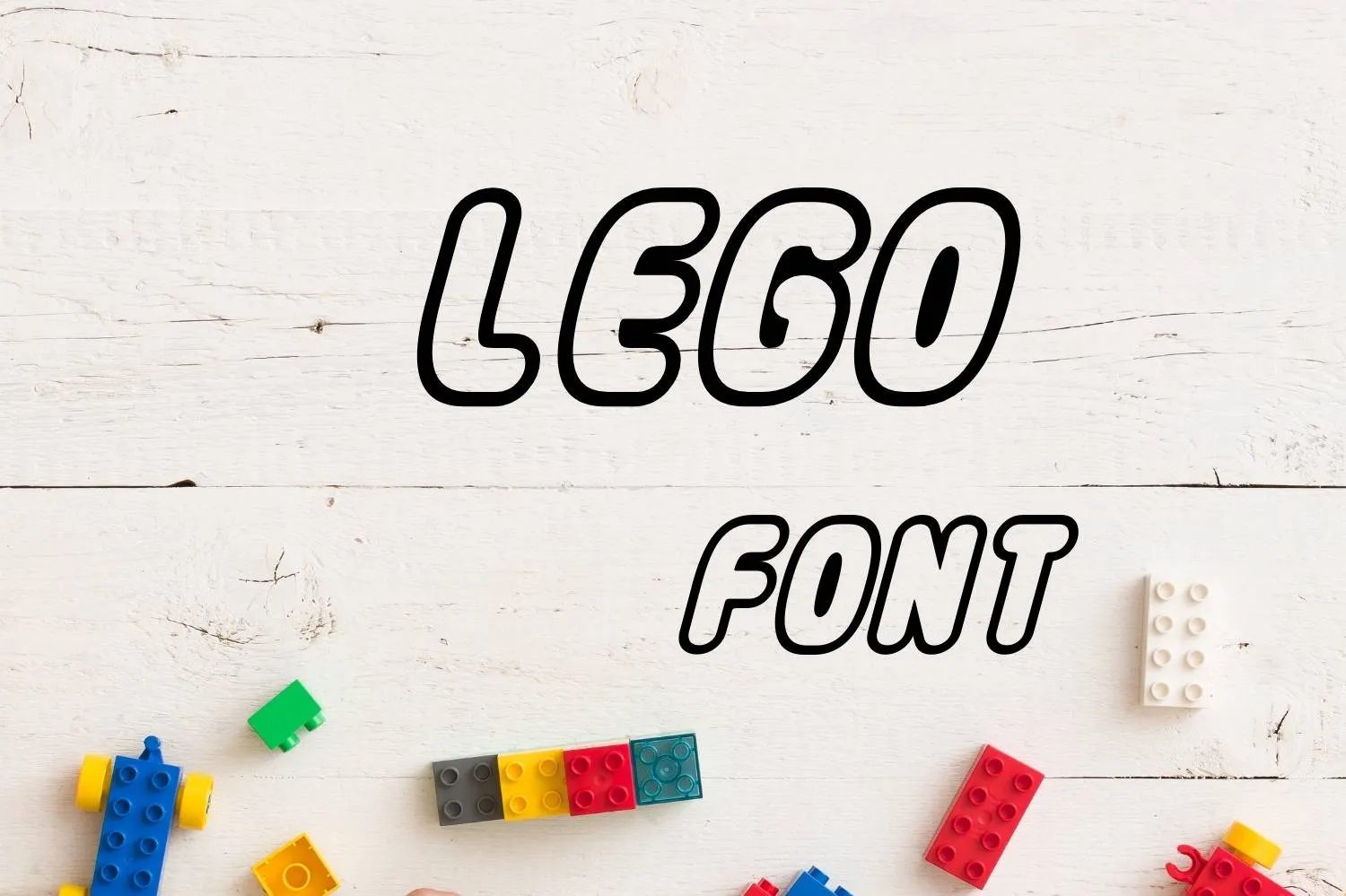 Lego Brick Font