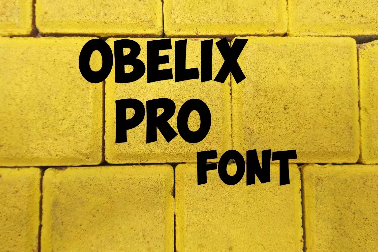 Obelix Pro Font Free Download