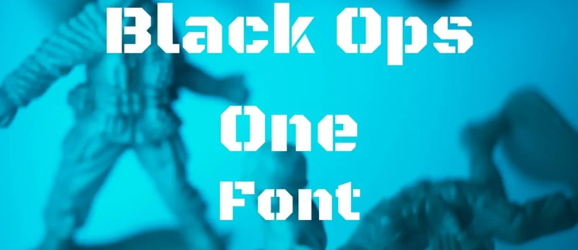 Black Ops One Font Free Download