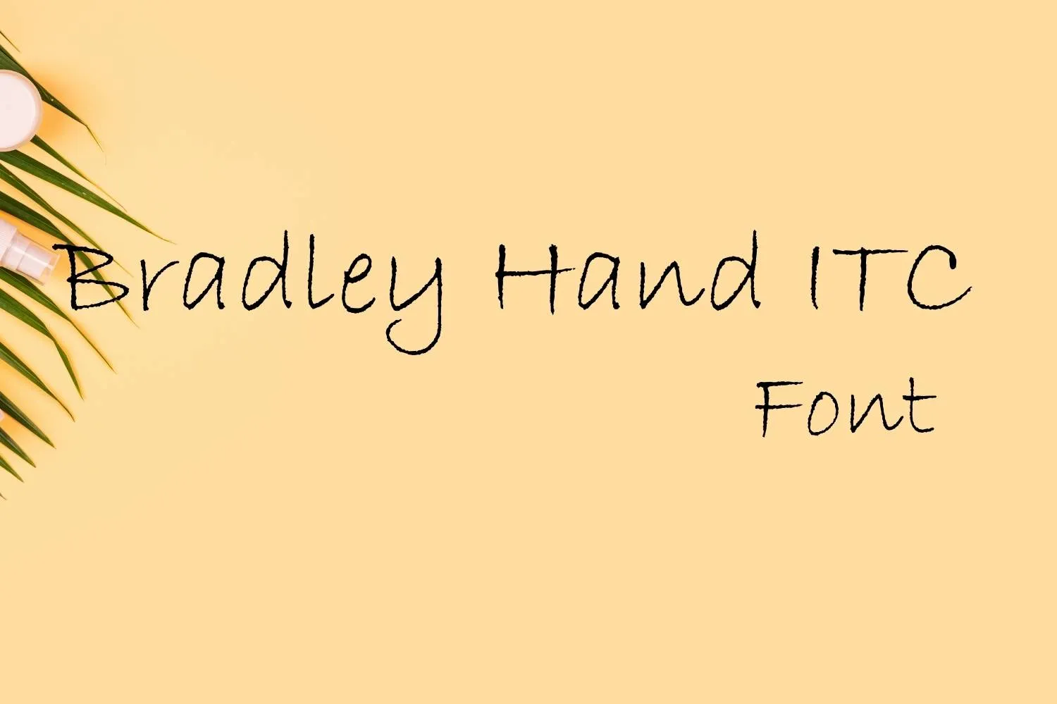 Bradley Hand ITC Font Free Download Bradley Hand ITC Font Free Download