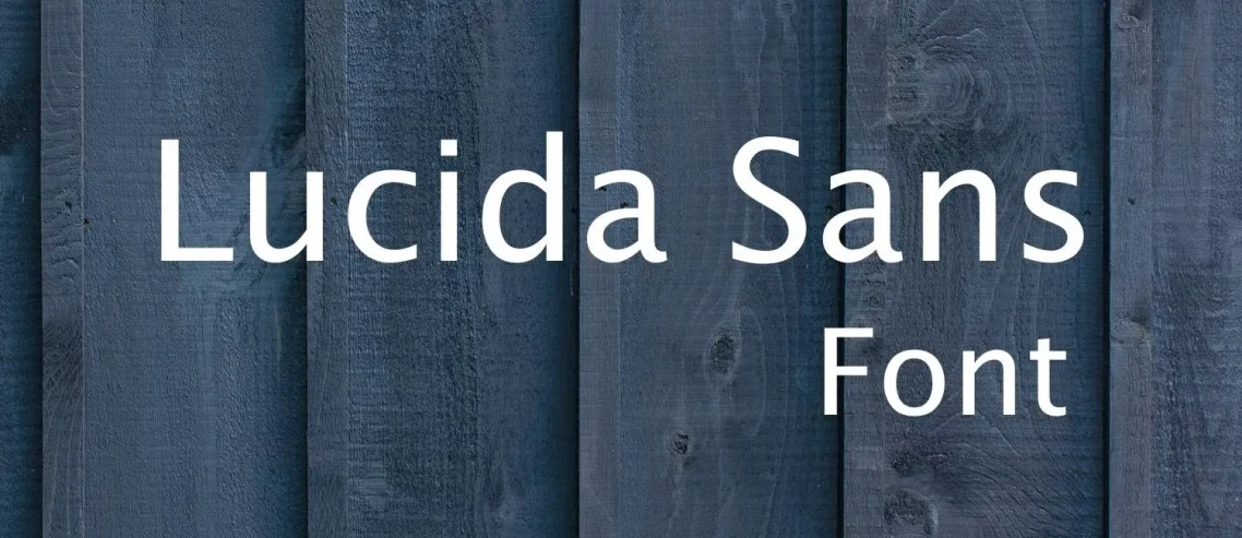 Lucida Sans Font Free Download