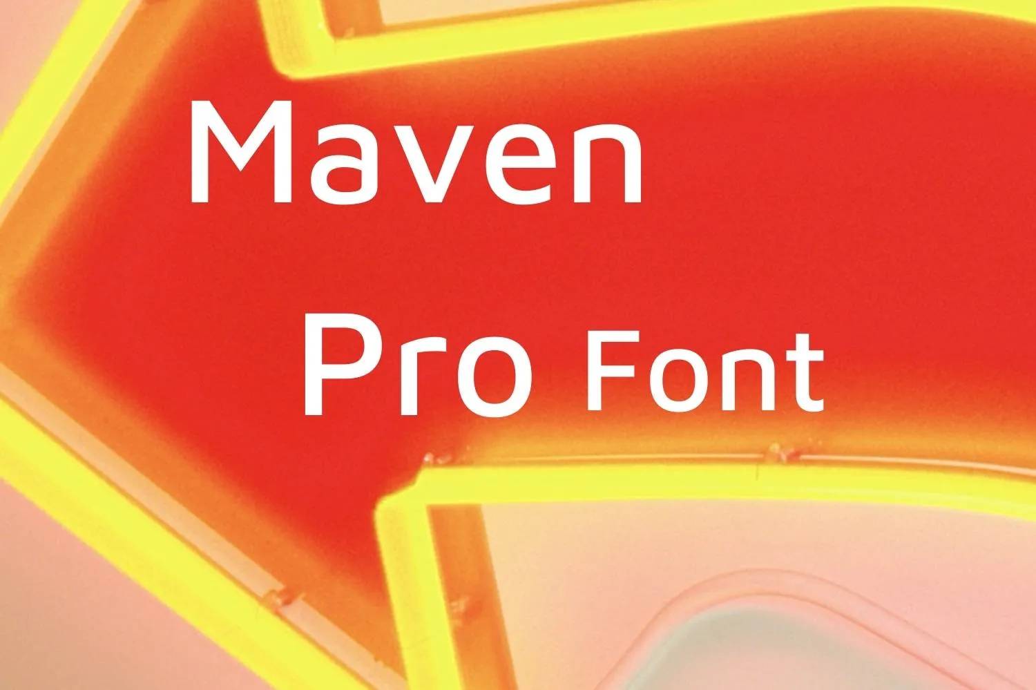Maven Pro Font Free Download