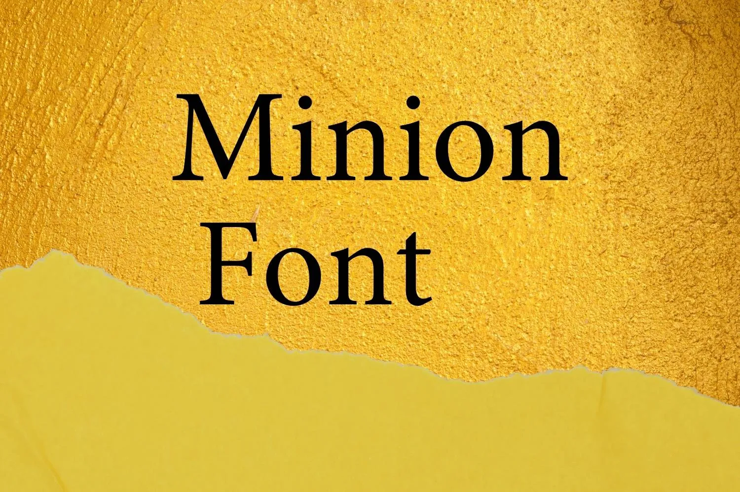 Minion Font Free Download