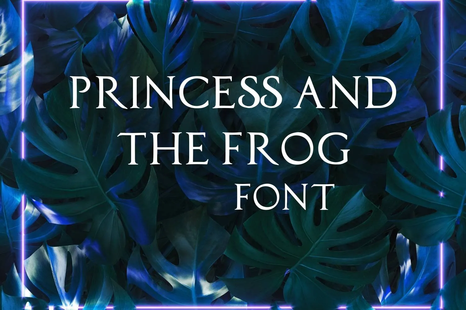 Princess and the Frog Font Free Download