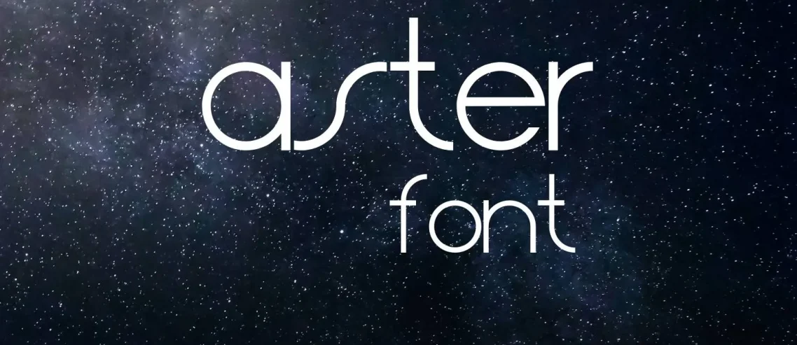 Aster Font Free Download
