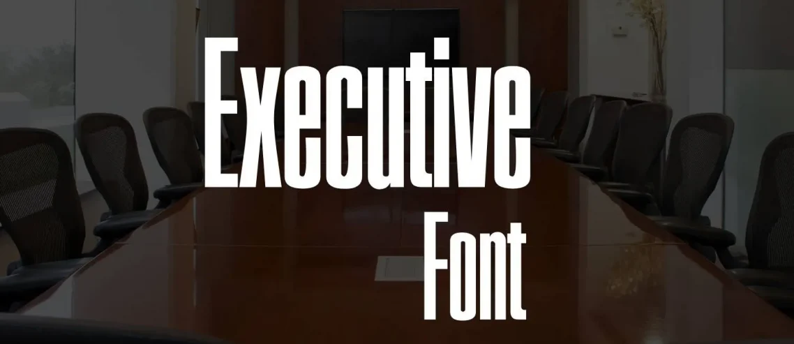 Executive Font Free Download