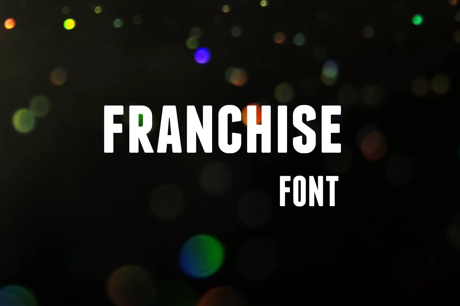 Franchise Font Free Download