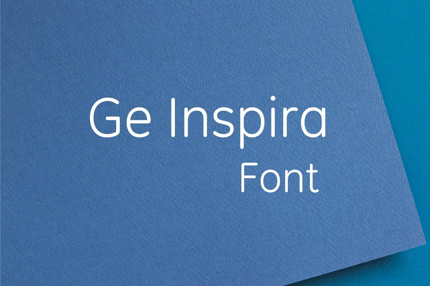 Ge Inspira Font Free Download