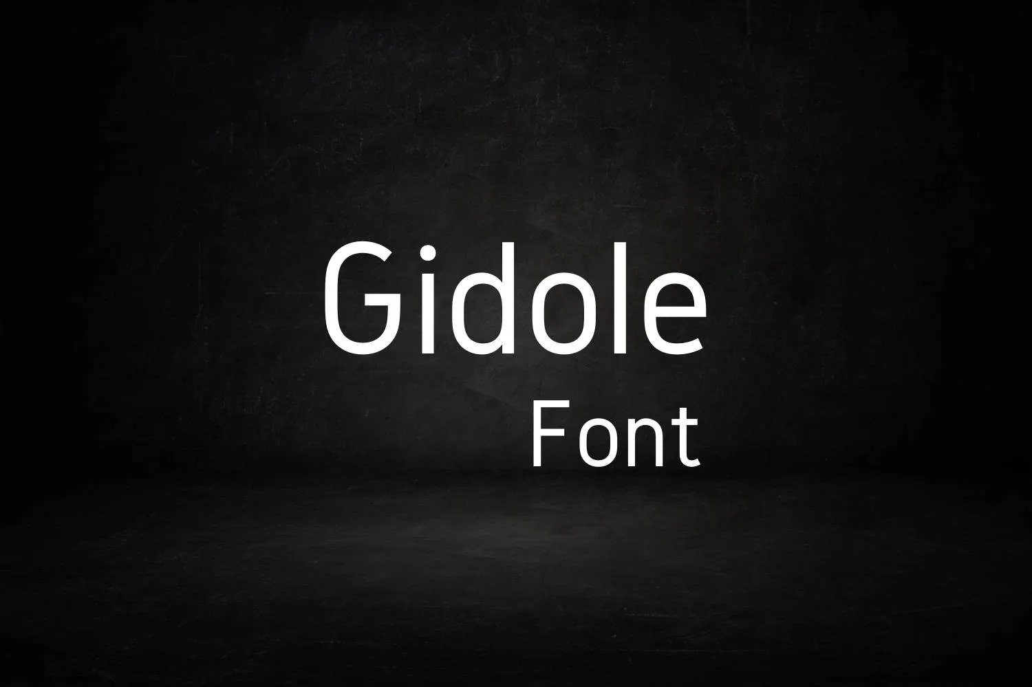 Gidole Font Free Download