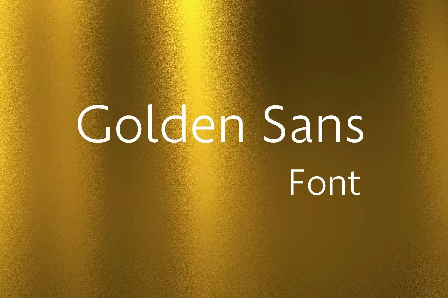 Golden Sans Font Free Download