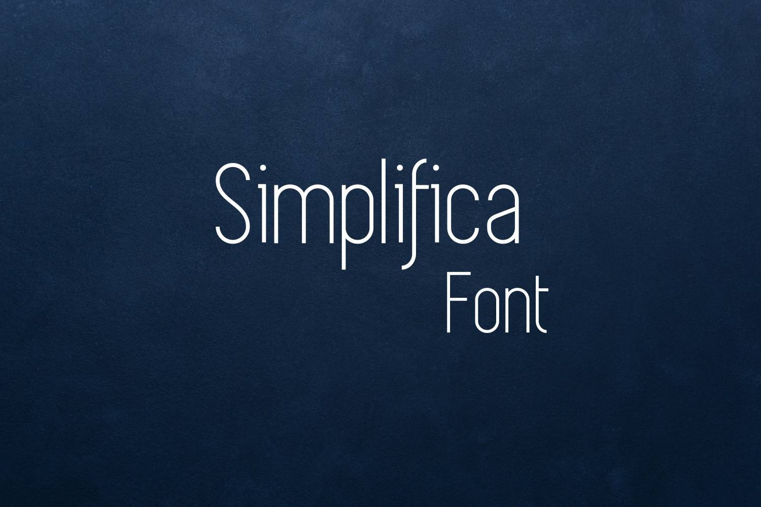 Simplifica Font Free Download