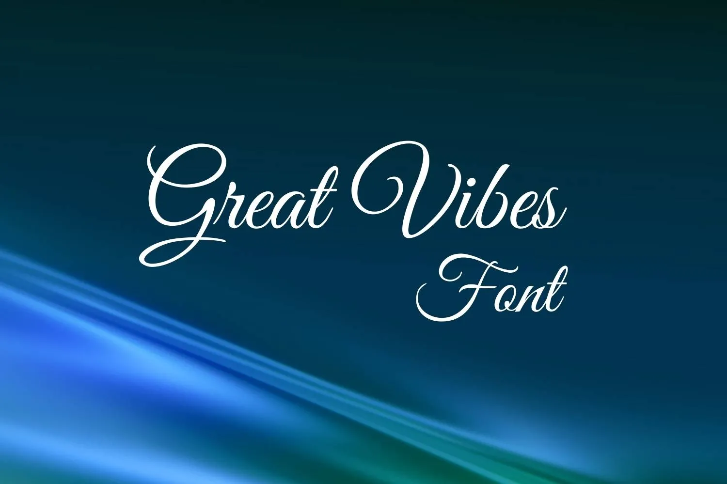 Great Vibes Font Free Download