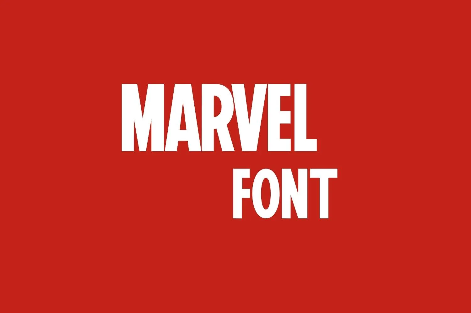 Marvel Font Free Download