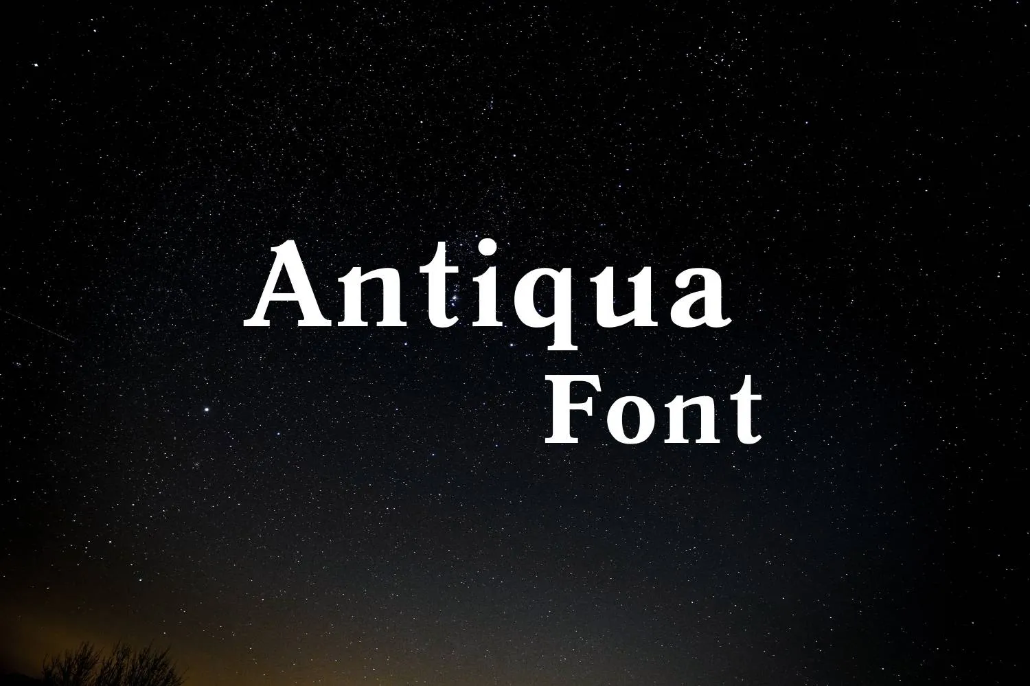 Antiqua Font Free Download