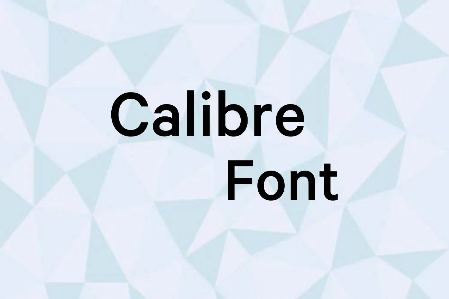 Calibre Font Free Download
