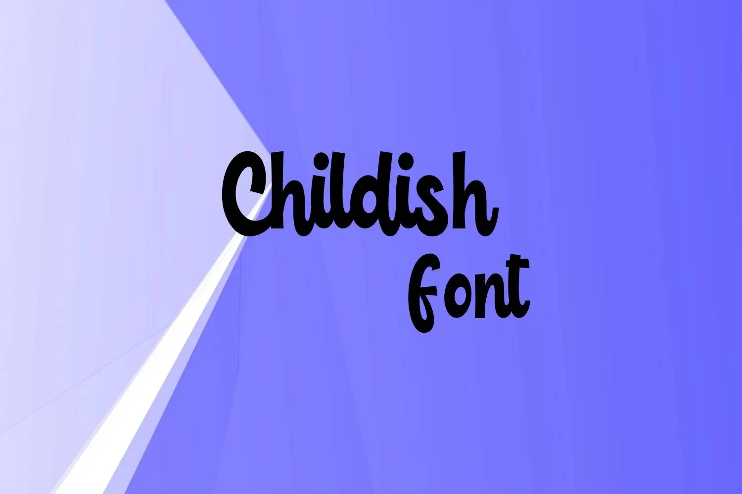Childish Font Free Download