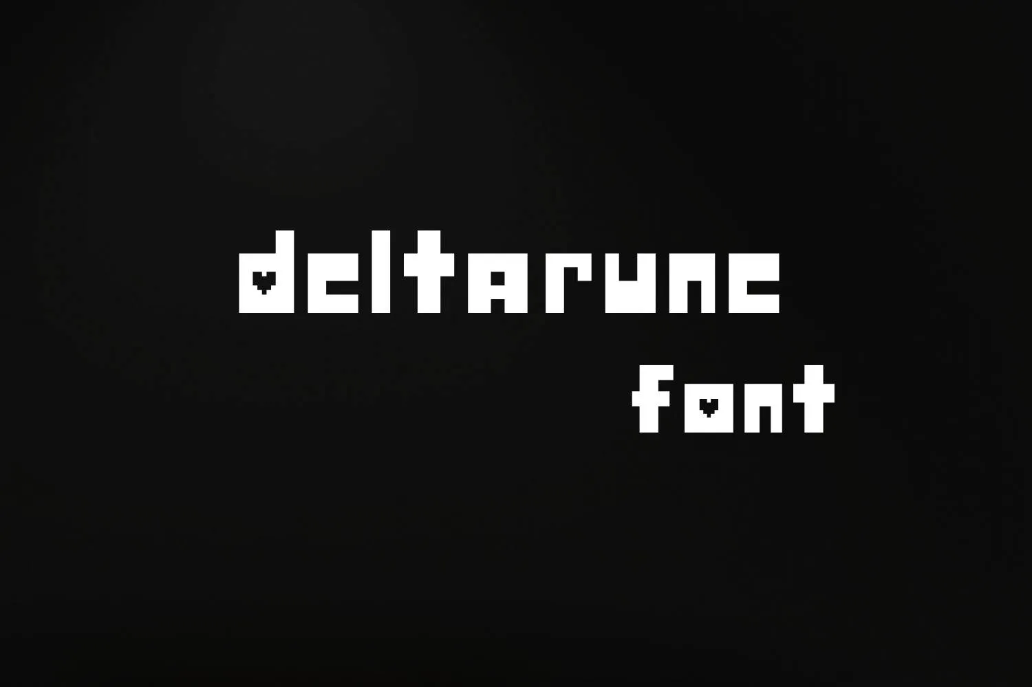 Deltarune Font Free Downlaod