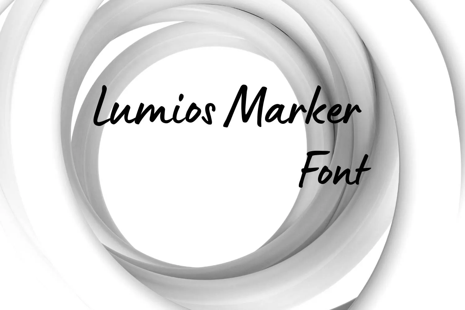Lumios Marker Font Free Download