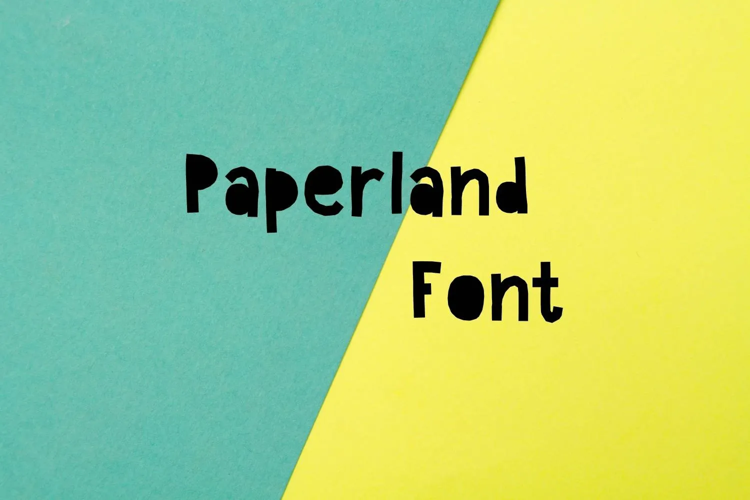 Paperland Font Free Download