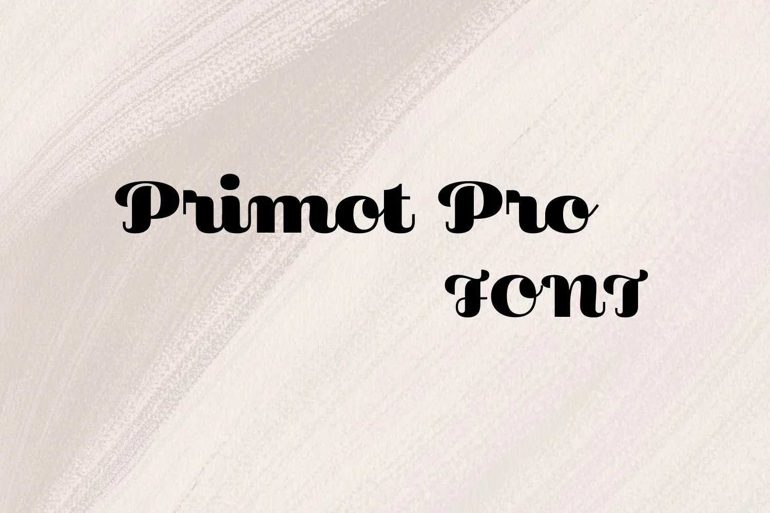 Primot Pro Font Free Download