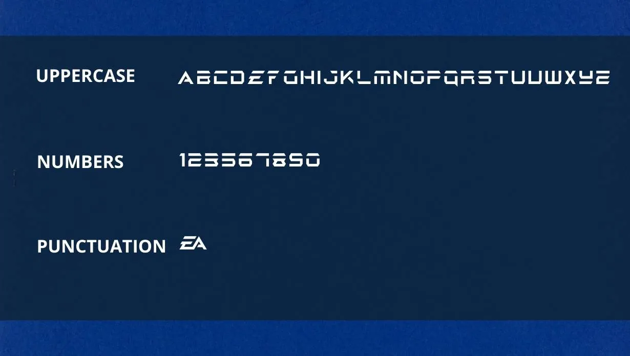 EA Logo Font Free Download