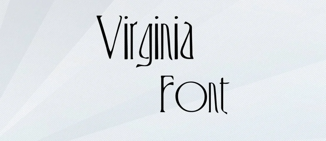 Virginia Font Free Download