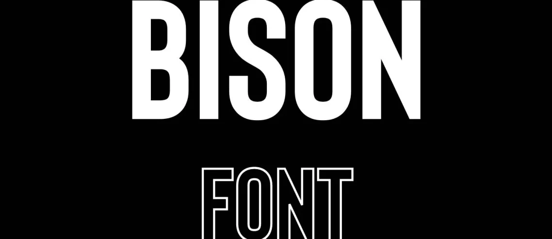 Bison Font Free Download