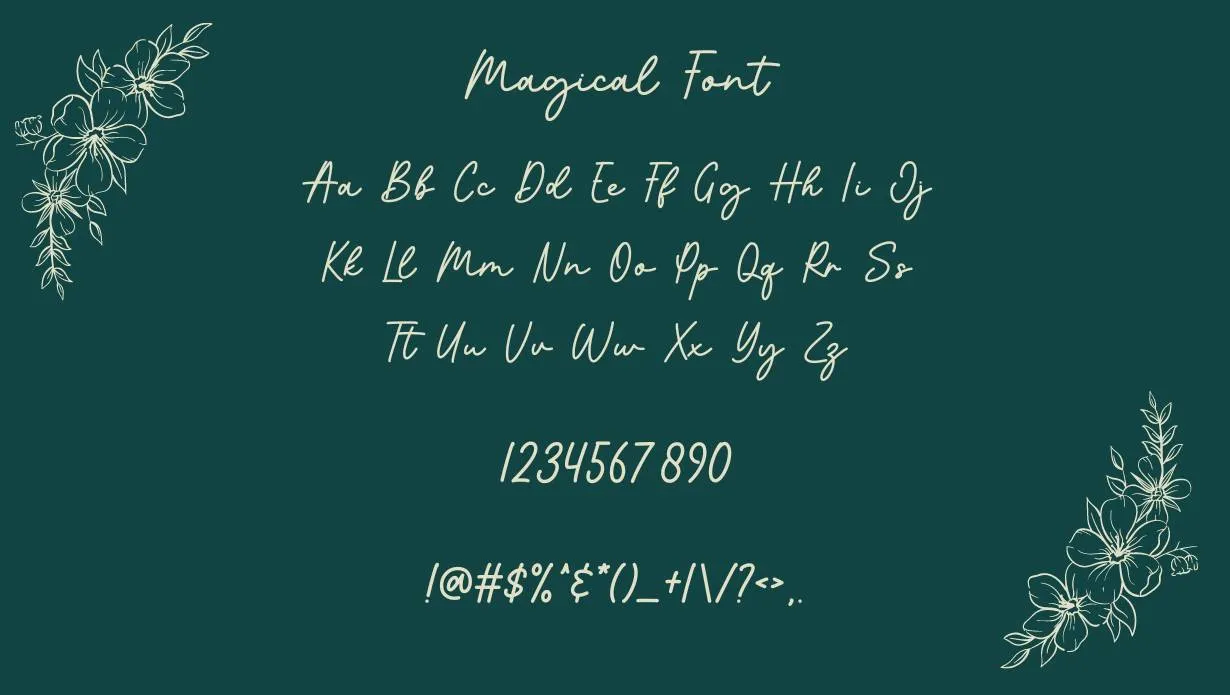 Magical Font Free Download