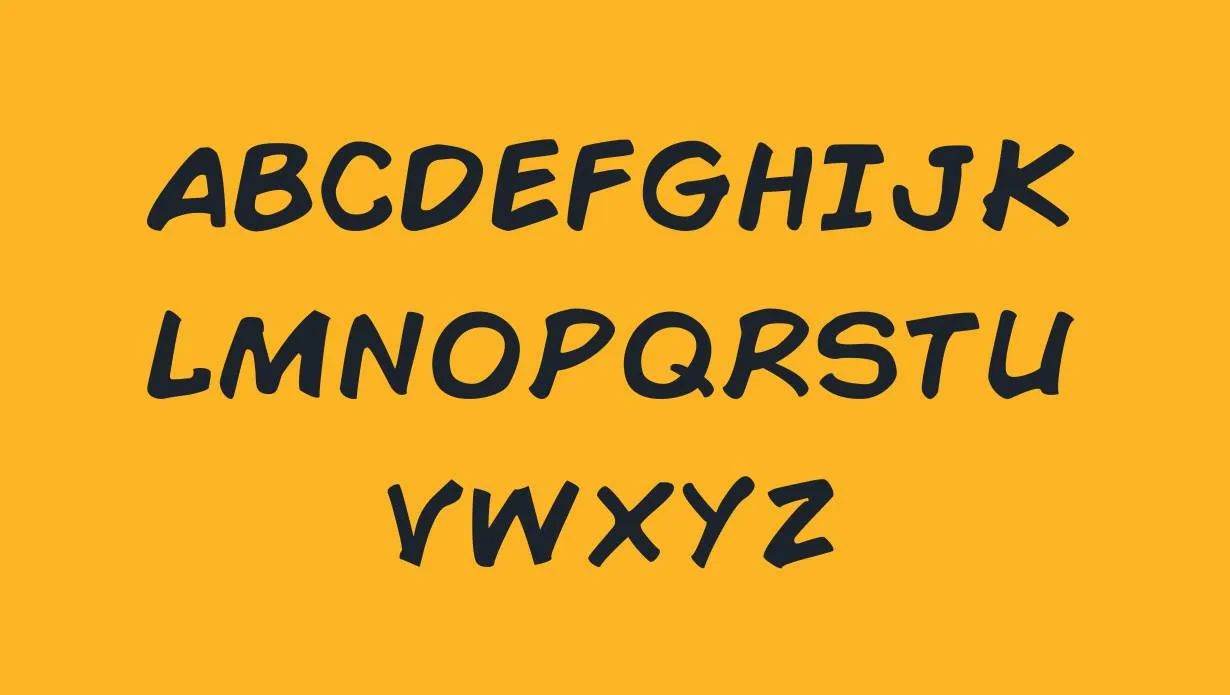 Comic Book Font Free Download