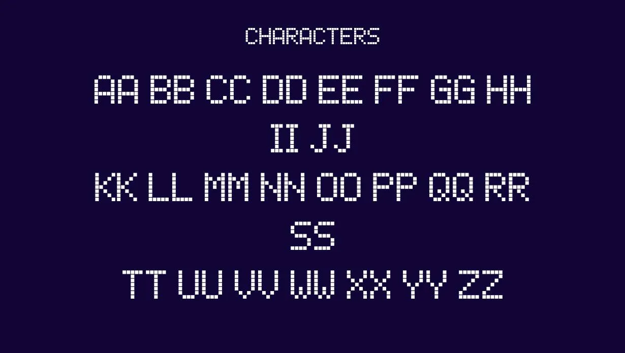 LCD Phone Font Free Download