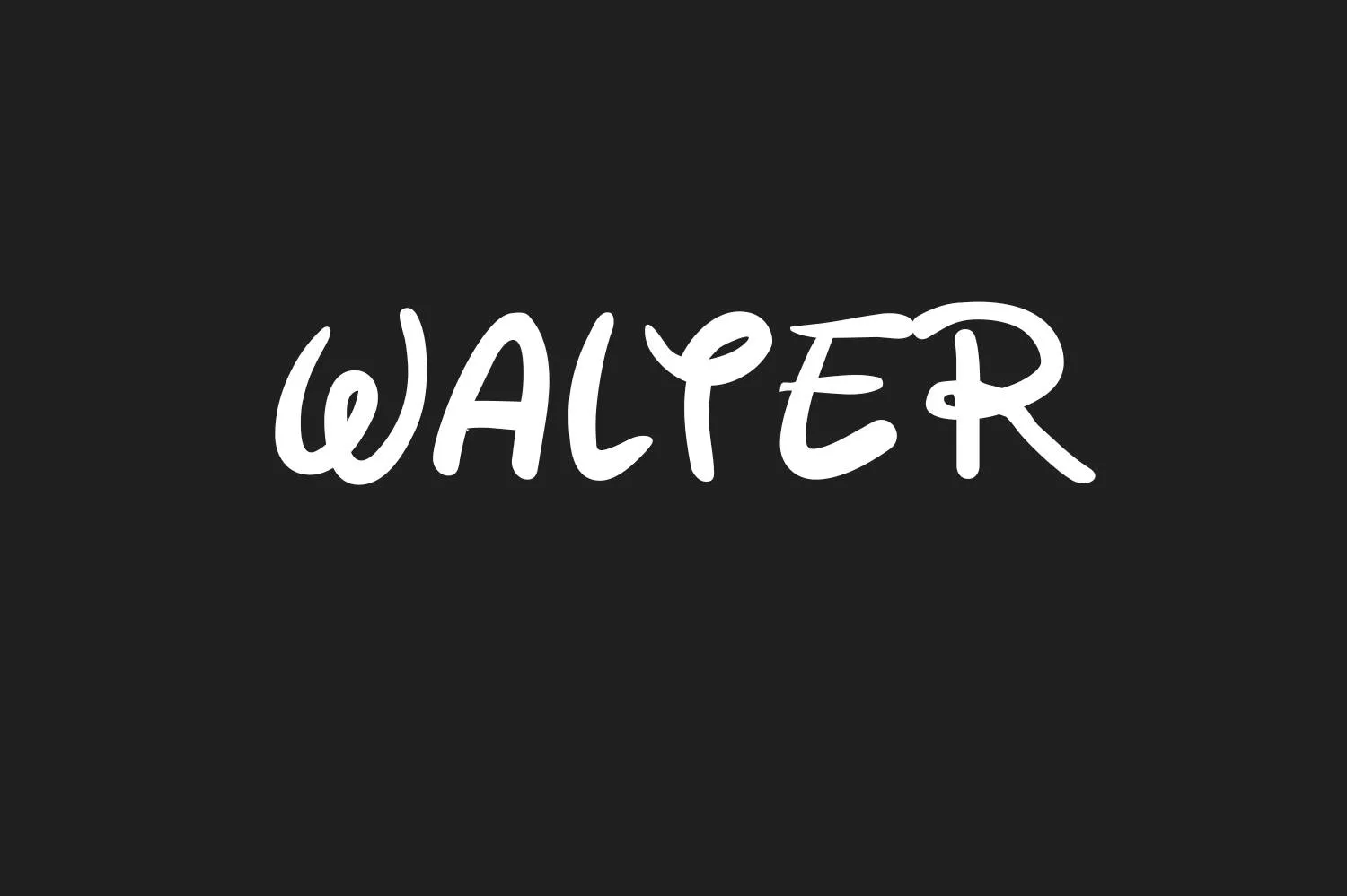 Walter Font Free Download