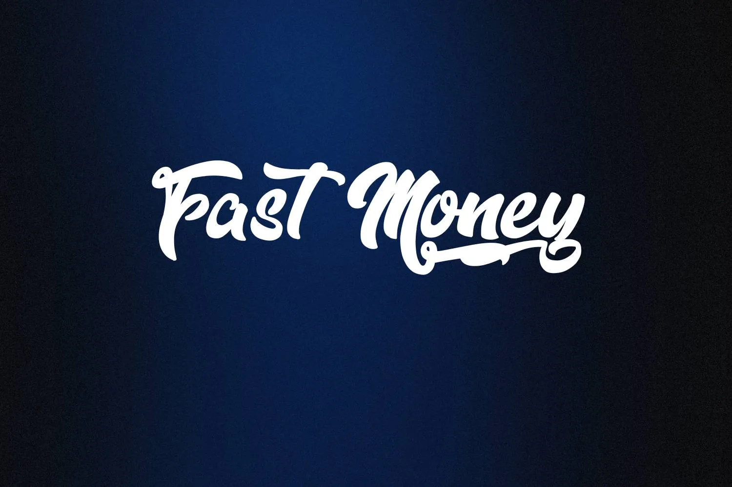 Fast Money Font Free Download