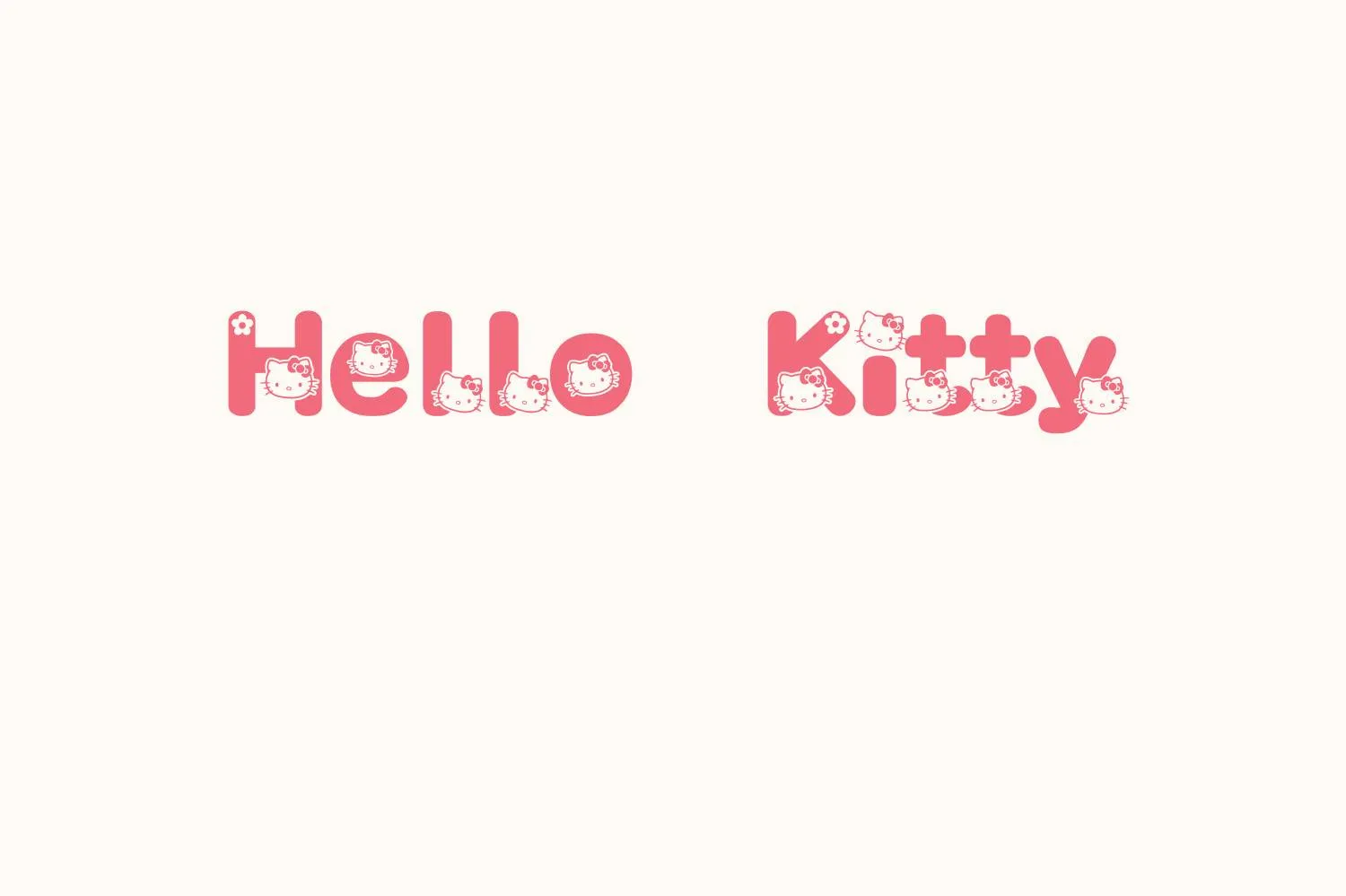 Hello Kitty Font Free Download