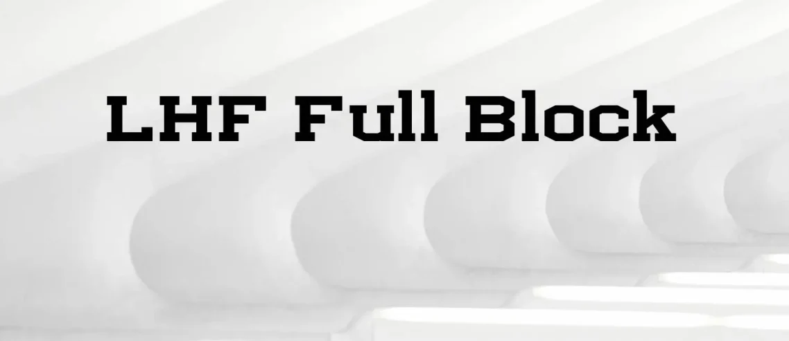 LHF Full Block Font Free Download
