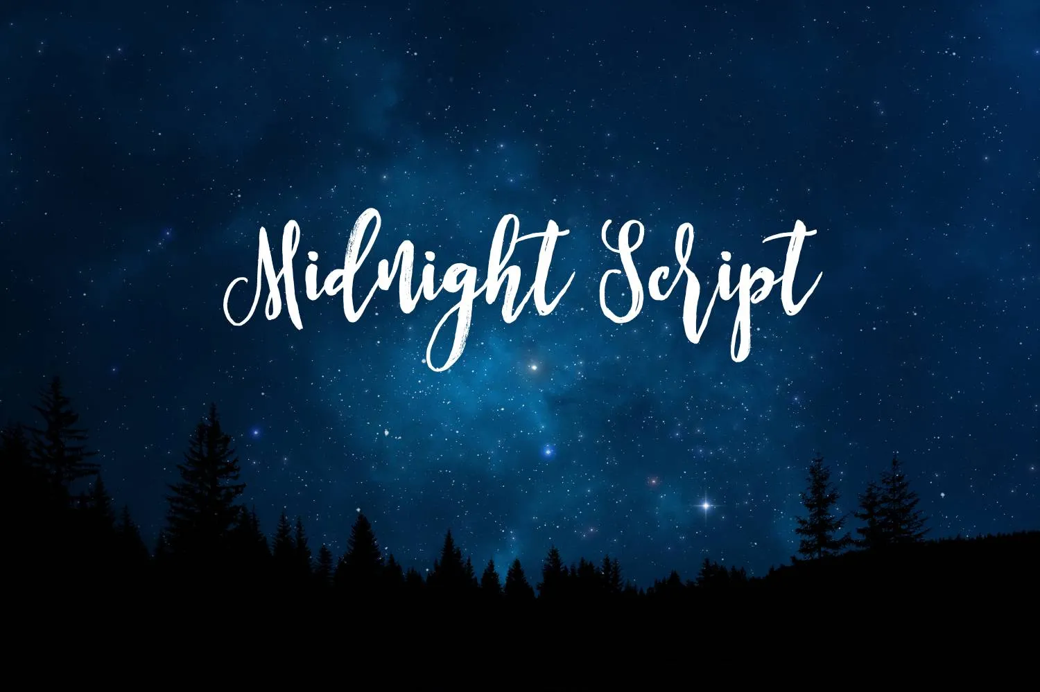 Midnight Script Font Free Download