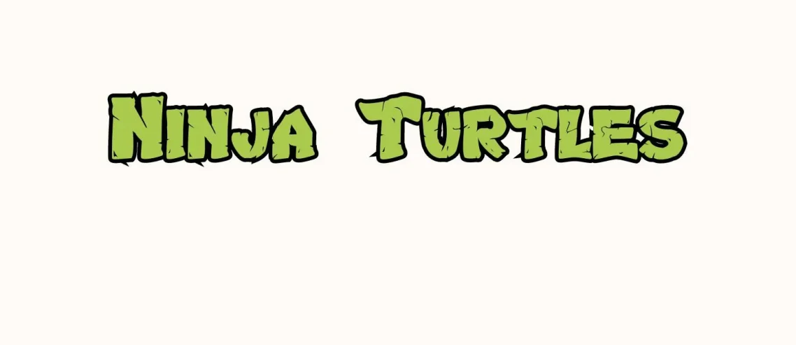 Ninja Turtles Font Free Download