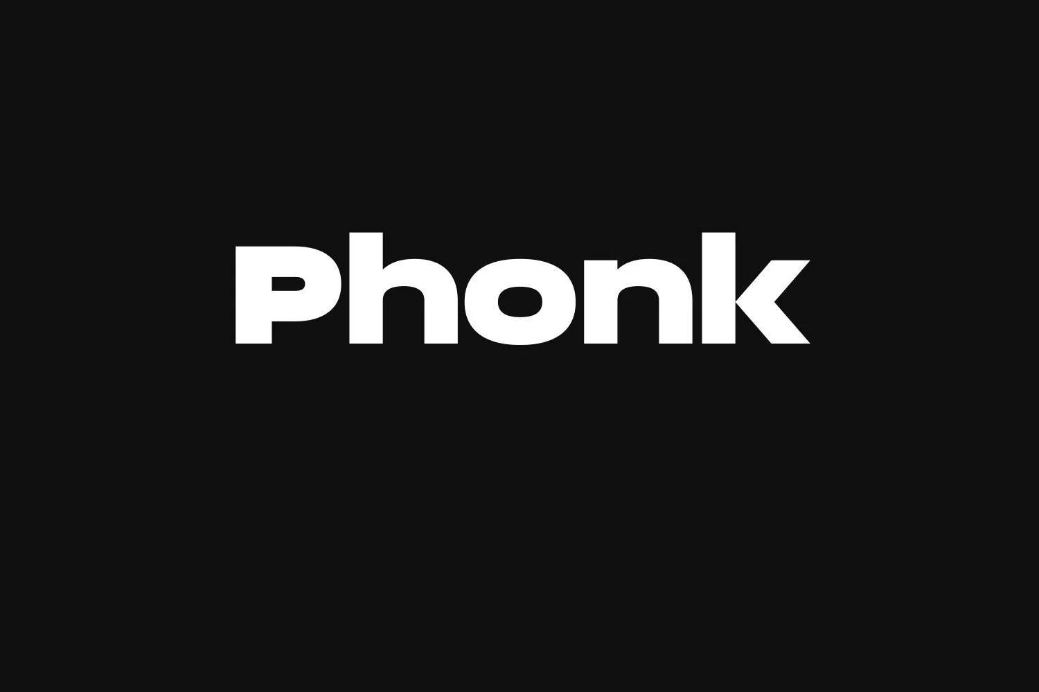 Phonk Regular Font Free Download