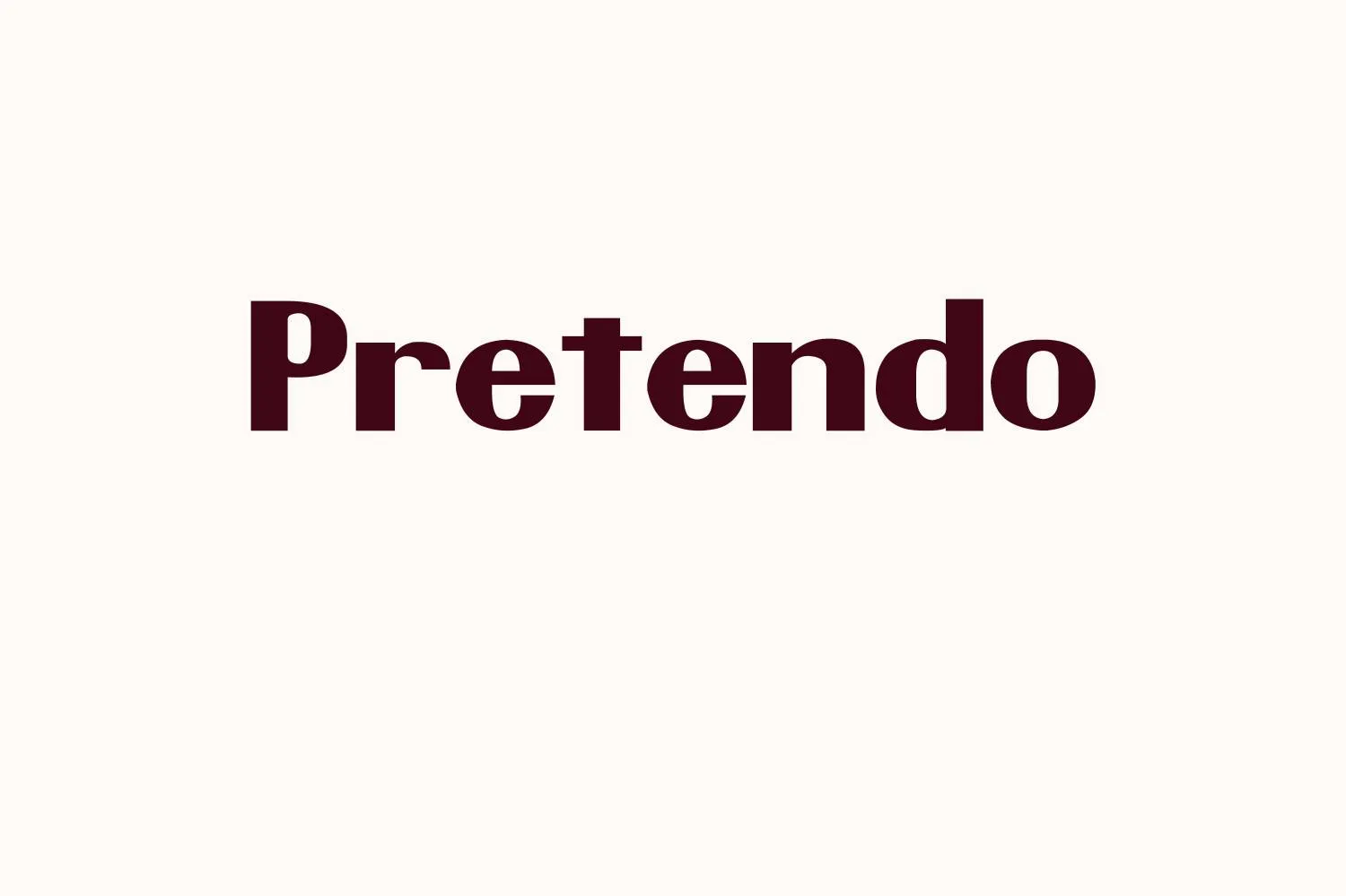 Pretendo Font Free Download
